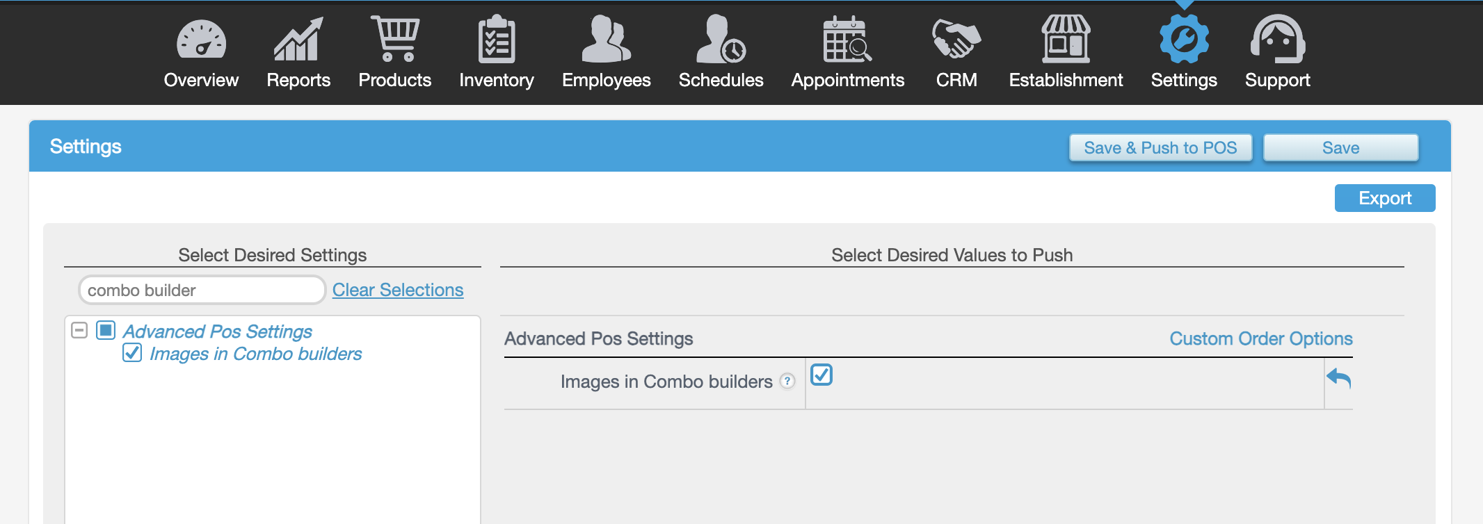 Unified Combo Builder