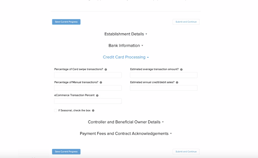 Onboarding Applications